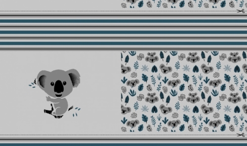 Knit panel fabric store